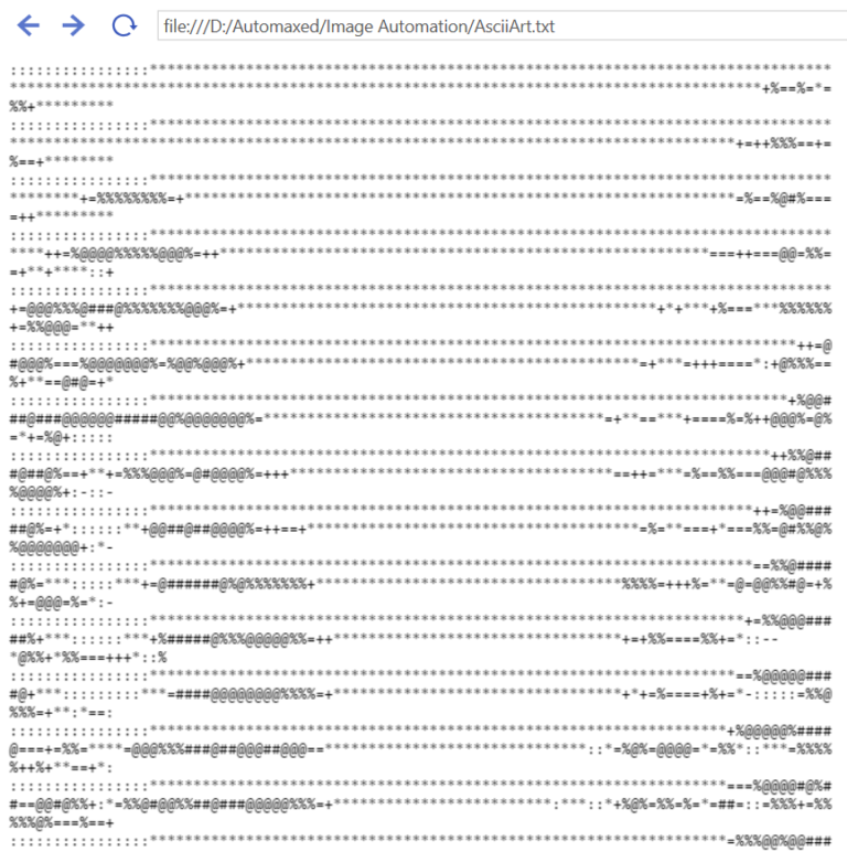 image to ascii art • Automaxed Wiki