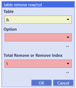 table remove row/col • Automaxed Wiki